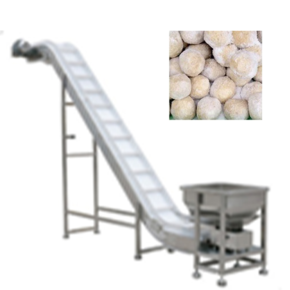 China Food Grade Incline belt elevator conveyor for frozen food/fresh ...