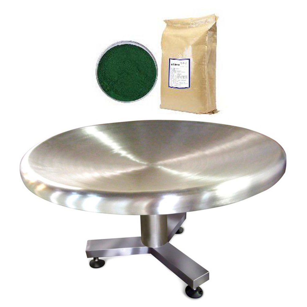China Stainless Steel Accumulating Rotary Collection Table for bagged ...
