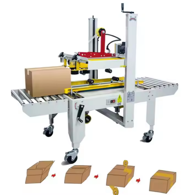 China Automatic Carton Boxes/Cases Adhesive Tape Sealer Top and Bottom ...
