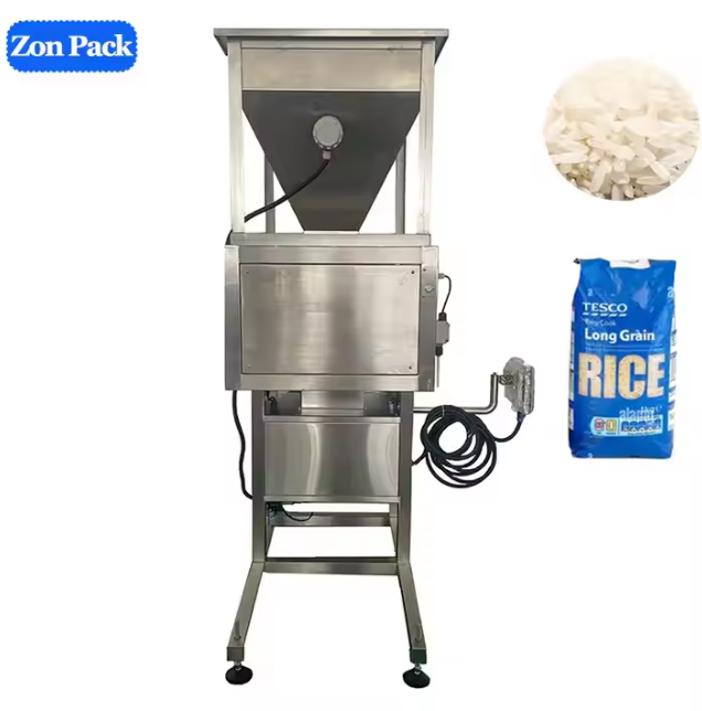 China Fully automatic vertical rice sugar bag packing machine for 5kg ...