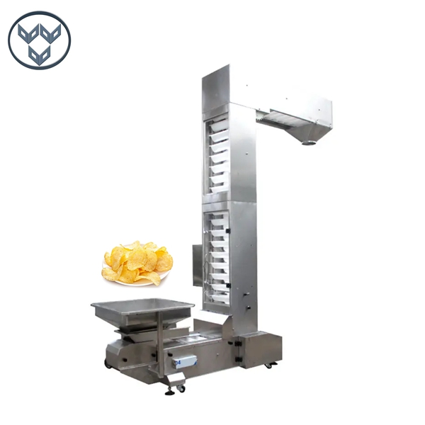 China High Quality Food Grade Z Shape Bucket Hoist Elevator For Chips ...