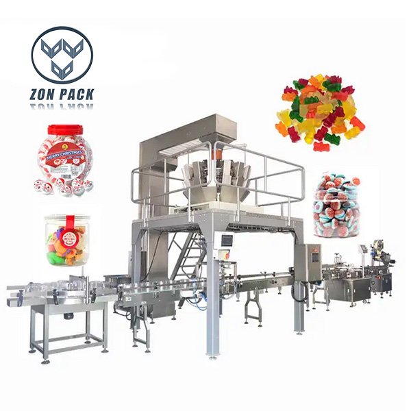 China Automatic Counting Gummy Bear Candy Packaging Machine Gummy Candy ...