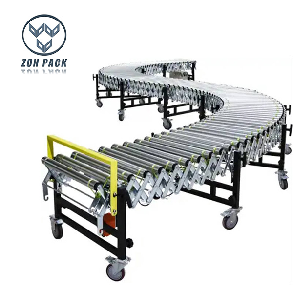 China Fully Adjustable Flexible Roller Conveyor Economical Solution ...