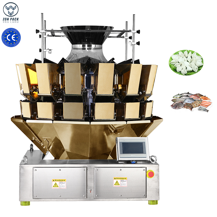 China Easy to Operate 14head Multihead Weigher for Frozen Food Scale ...