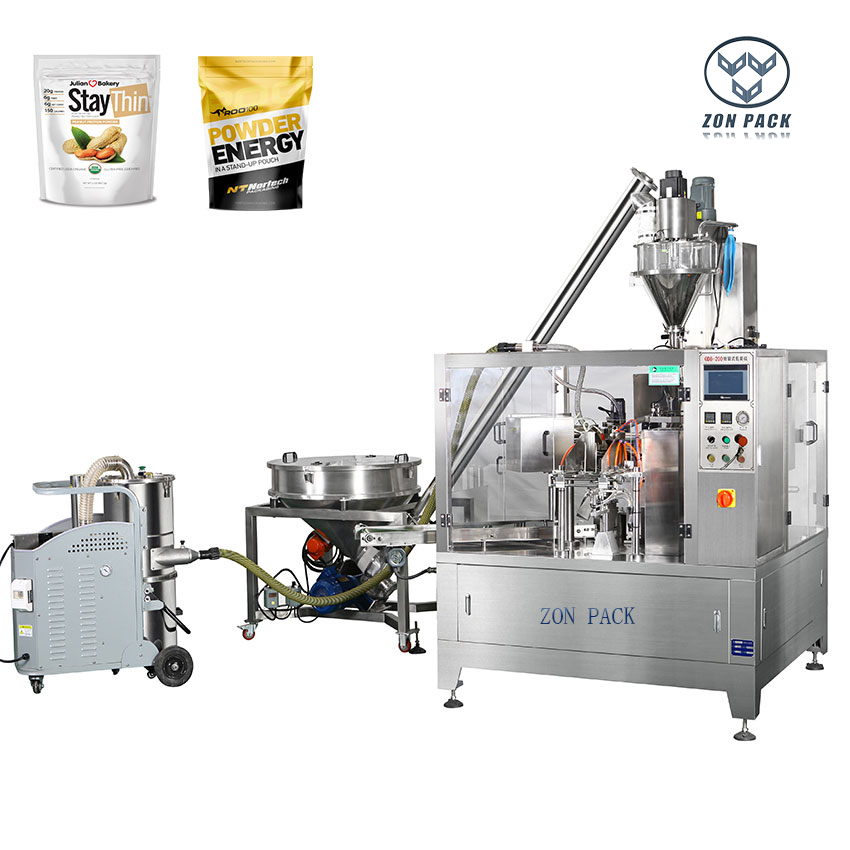 China High Speed Rotary Powder Doypack Packing Machine With Auger ...