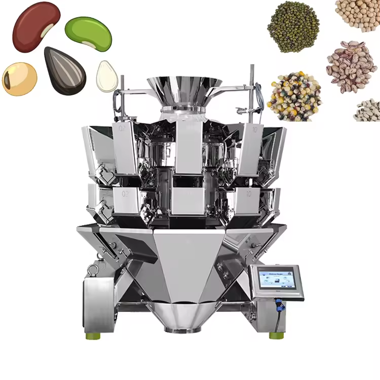 China High Speed Grain Black Pepper Weighing Machine 14 Head Weigher ...