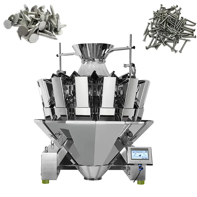 China Multi-function Nail 10 / 14 heads Weigher Hardware Weighing Scale Machine Manufacturer and ...