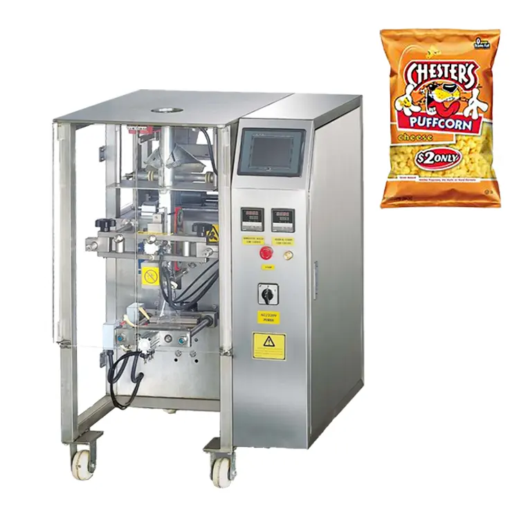 China Automatic Cookies Packaging Machine Snack Pillow Bag VFFS Packing ...