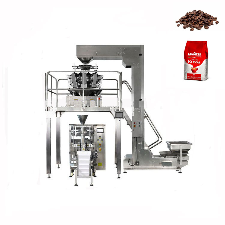 China PLC Control Fully Automatic 1kg Coffee Bean Gussted Bag Packing ...