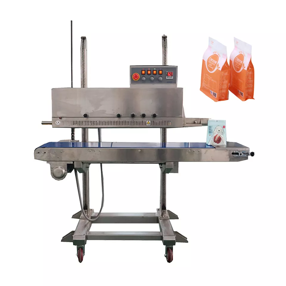 China Vertical continuous band sealer heat sealing machine Manufacturer ...