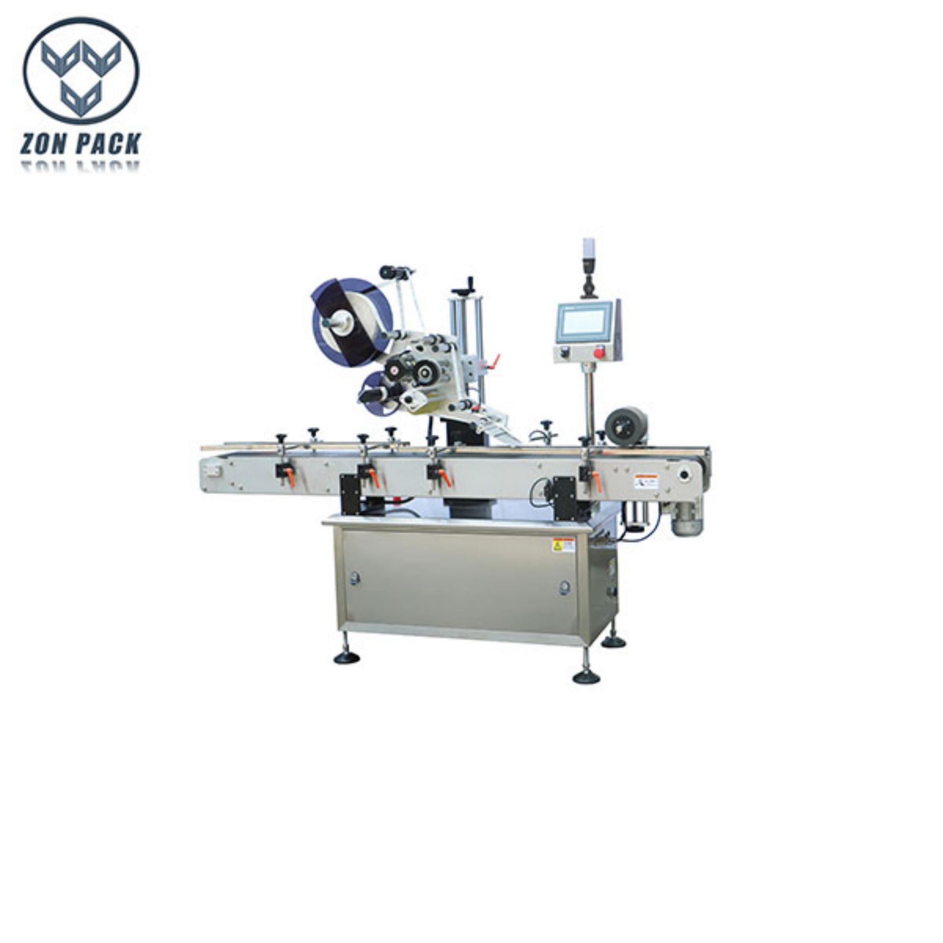 China ZH-TBJ-100 Upper surface sticker labeling machine Manufacturer ...