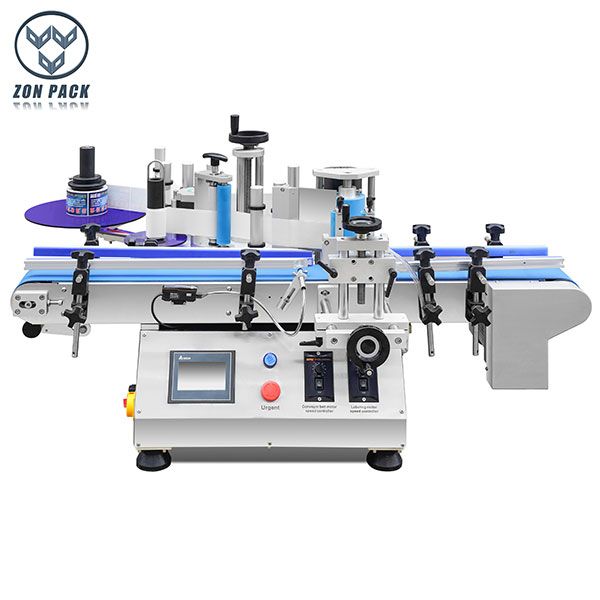 China ZH-YP100T1 Desktop round bottle labeling machine Manufacturer and ...