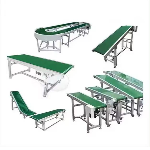China Customized Size PVC/PU Flat Belt Conveyors For Food Industry ...